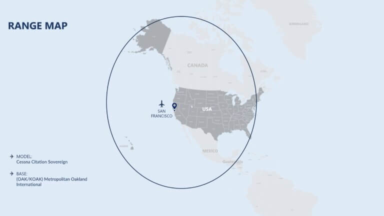 Citation Sovereign - Private Jet Charter - Pacific Coast Jet